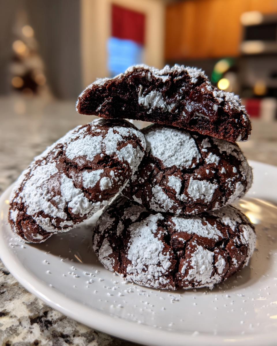 5 Amazing Fudgy crinkle cookies