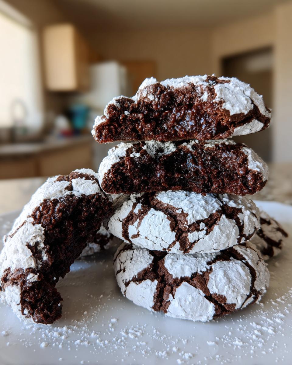 5 Amazing Fudgy crinkle cookies