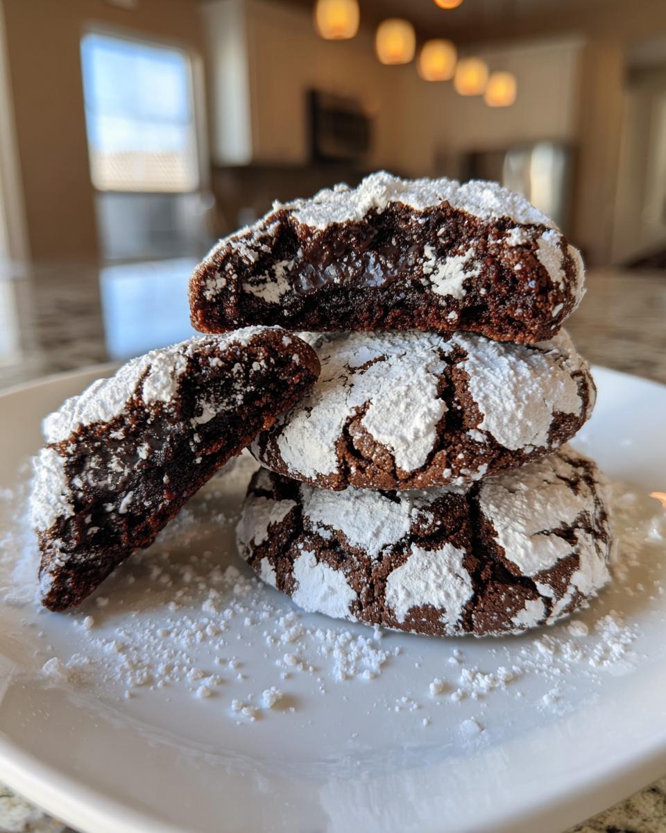 5 Amazing Fudgy crinkle cookies
