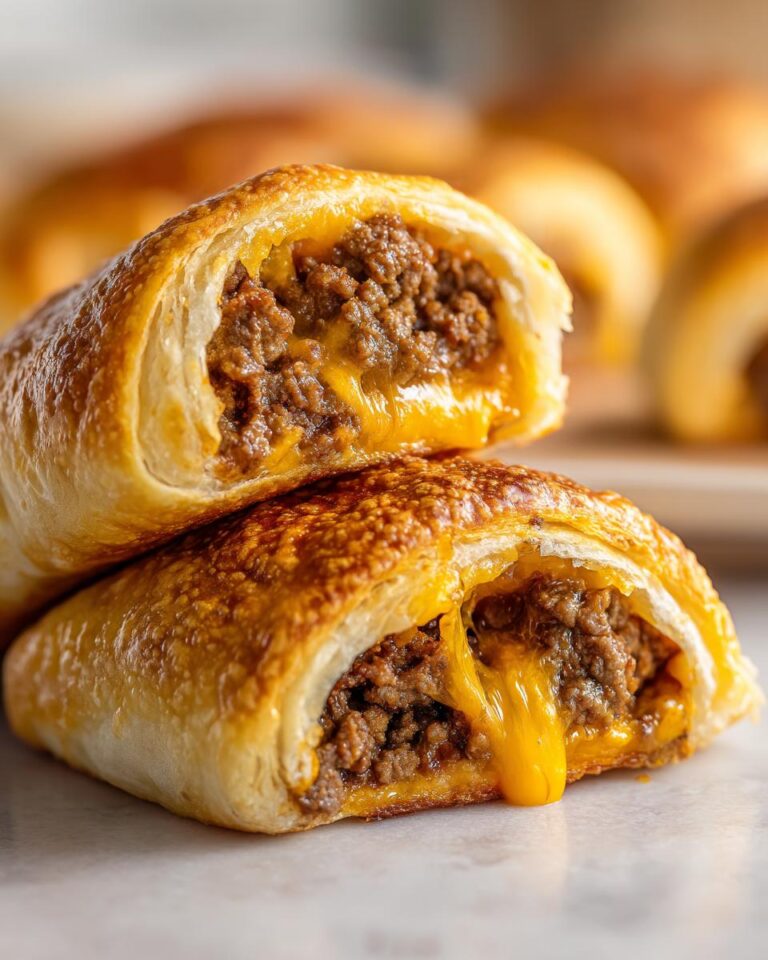 Amazing 12 Garlic butter cheeseburger rollups
