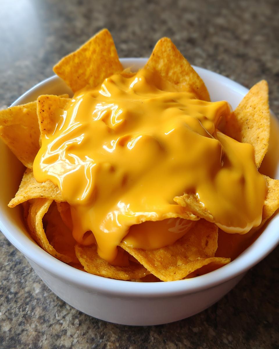 Amazing nacho cheese in 5 minutes